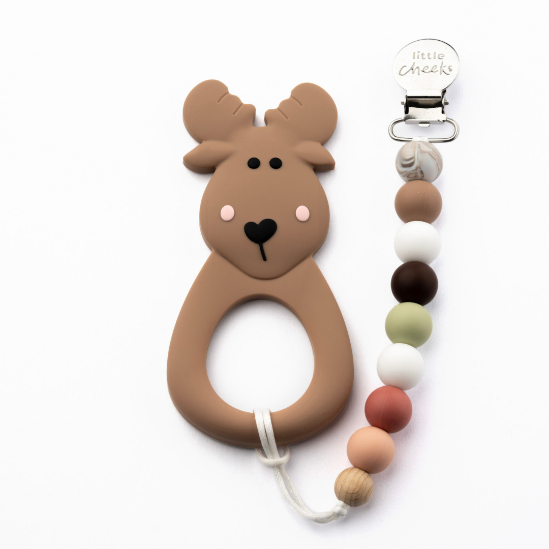 MOOSE Clip - Brown – Little Cheeks